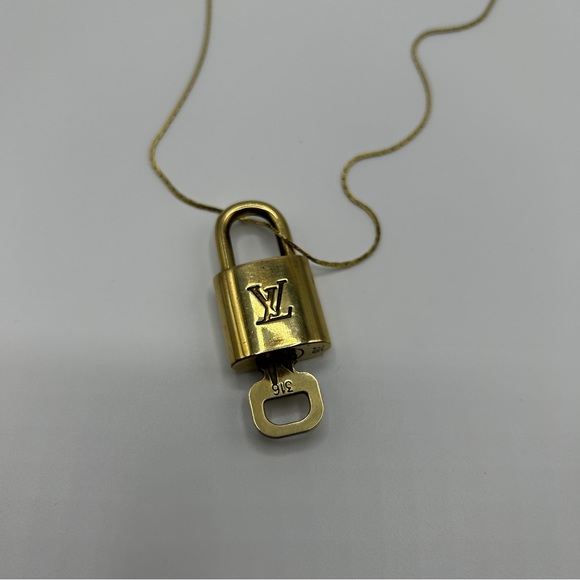 Louis Vuitton | Accessories | Authentic Louis Vuitton Gold Brass Lock ...